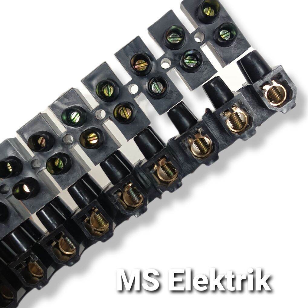 Jual Terminal Krustin Klustin Block Blok 6A 10A 16A 30A 60A Hitam ...