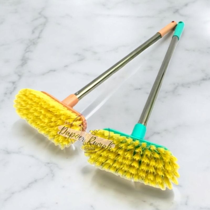 Jual Sikat WC Gagang Stainless Panjang/Sikat Lantai Kamar Mandi ...