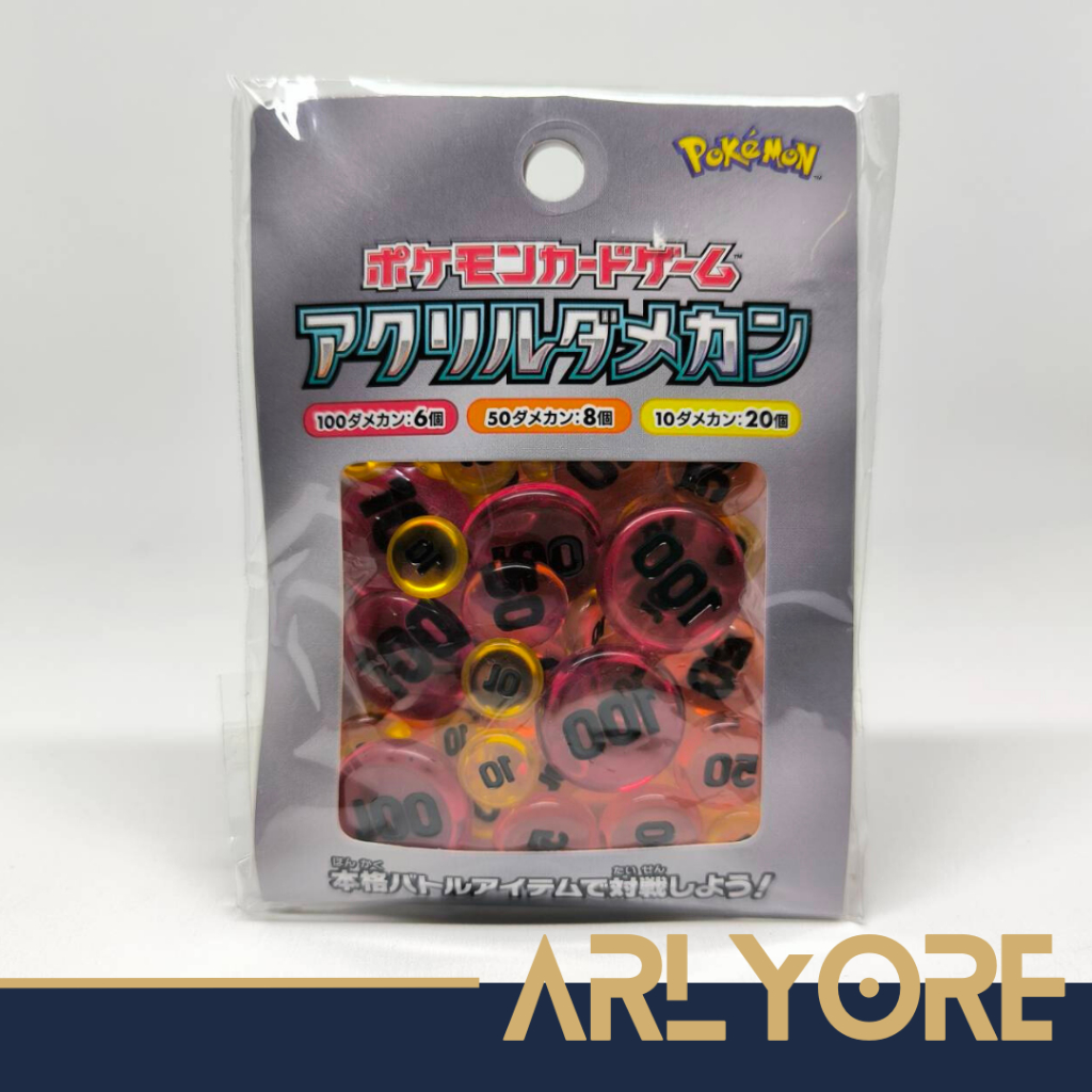 Jual Pokemon TCG Acrylic Damage Counter Japan Original Ver 2 (2023 ...