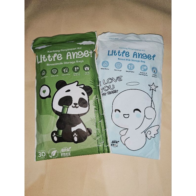Jual LITTLE ANGEL KANTONG ASI BREASTMILK STORAGE BAGS Tempat Simpan Asi ...