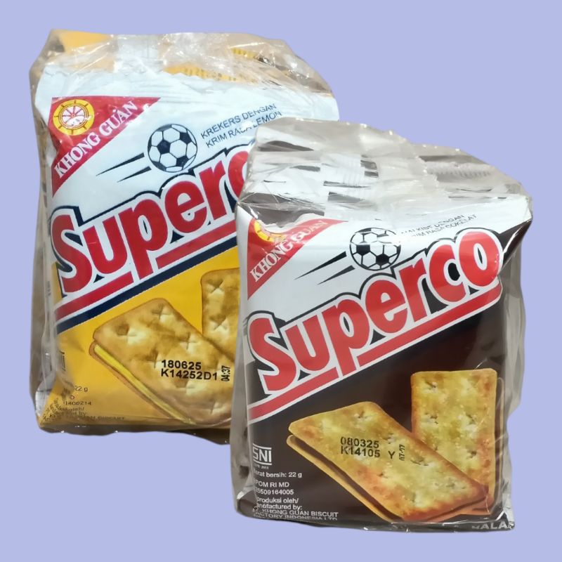 Jual Khong Guan Superco Coklat & Lemon Biscuit 20gr [10 pcs/pack ...