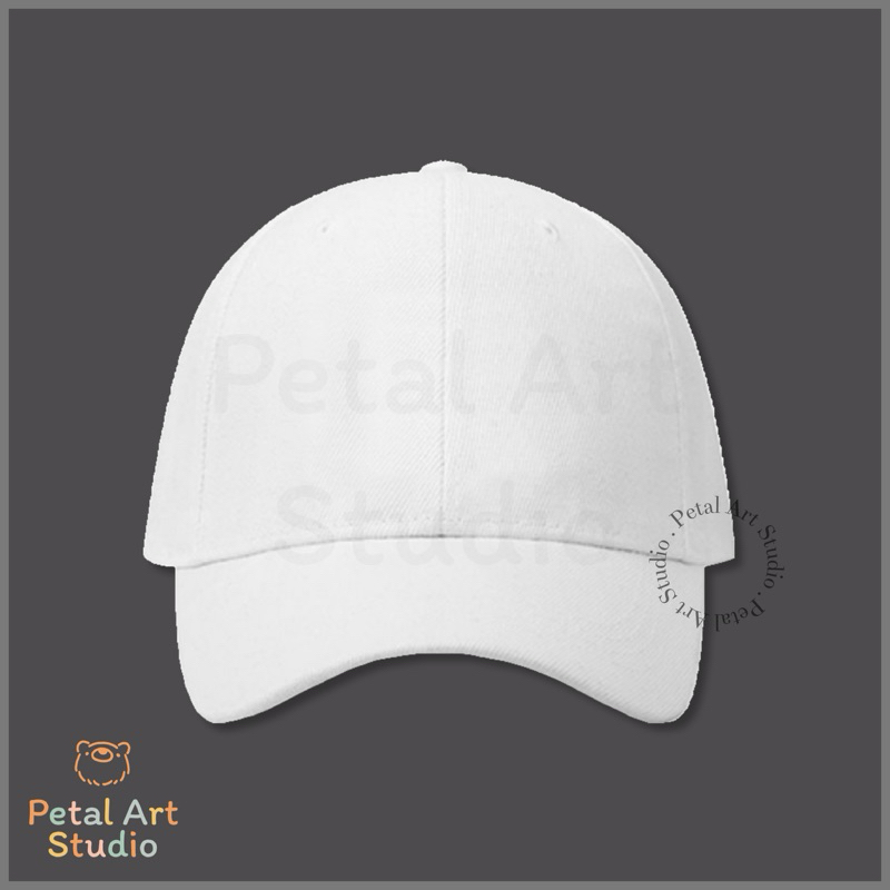 Jual Petal Art Studio Topi Baseball Cap Putih Polos (PLAIN) 10 warna ...