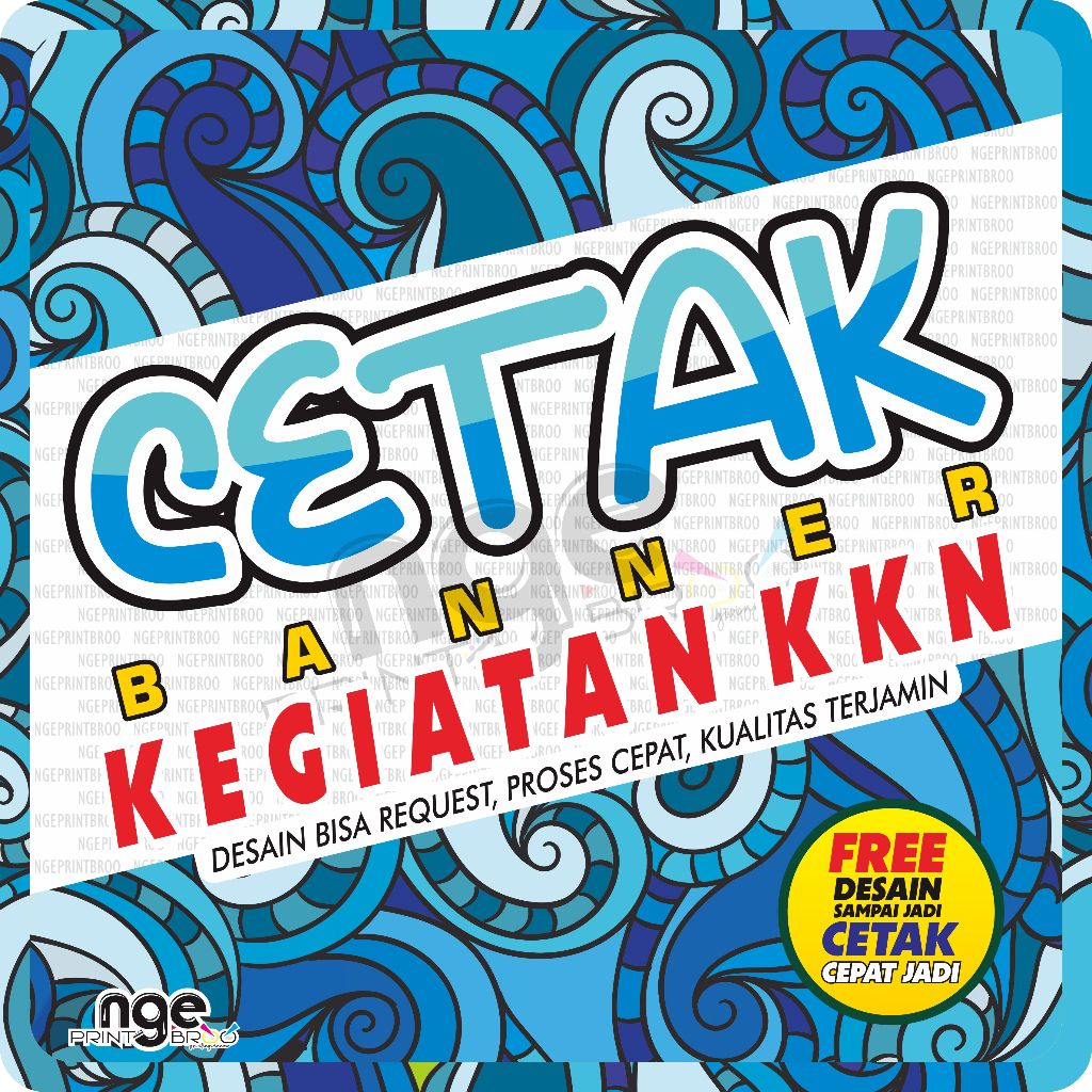 Jual CETAK BANNER KEGIATAN KKN/BANNERKKN/KEGIATANKKN/CEPAT/CUSTOMDESAIN ...