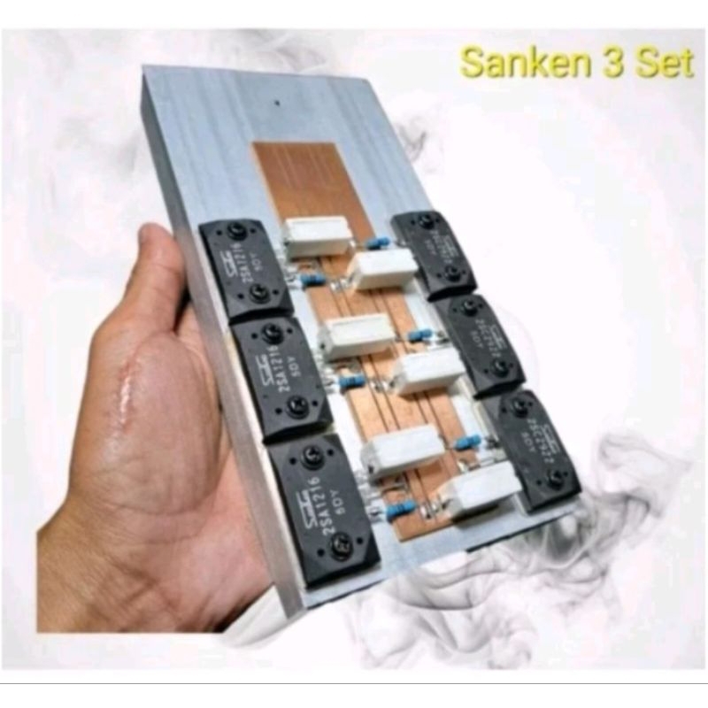 Jual transistor sanken 3 set original 5dy 2SC2922 & 2SA1216 original tinggal pasang deiver ...
