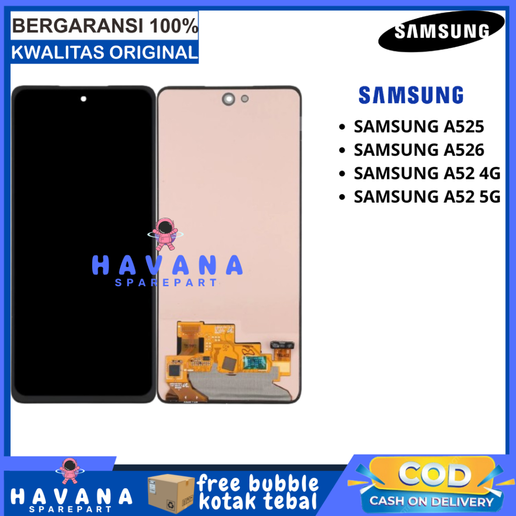 Jual LCD TOUCHSCREEN SAMSUNG GALAXY A52 4G / A52 5G / A525 / A526 ...