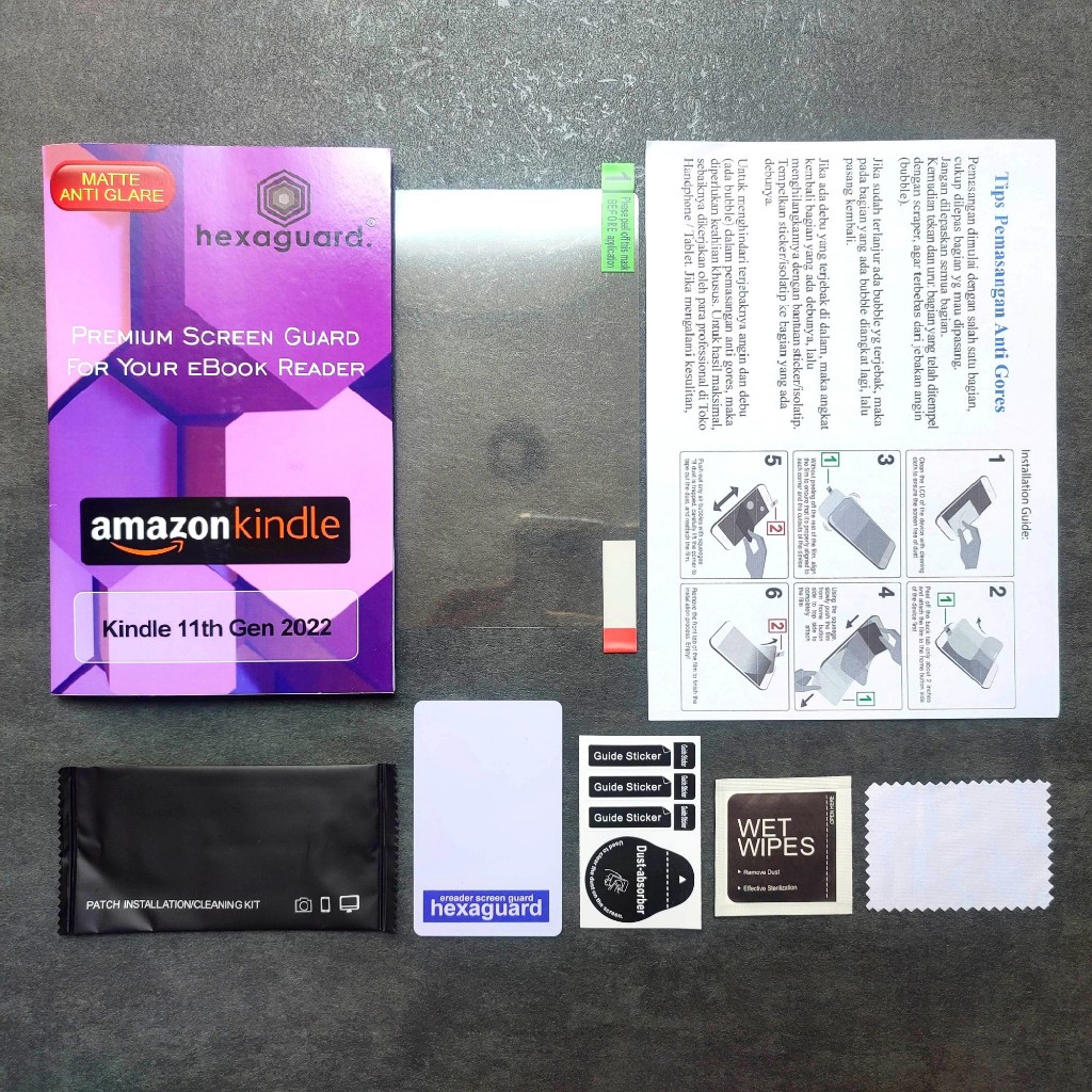 Jual anti gores Kobo Clara Colour BW 2E HD Color Screen Guard Protector ...