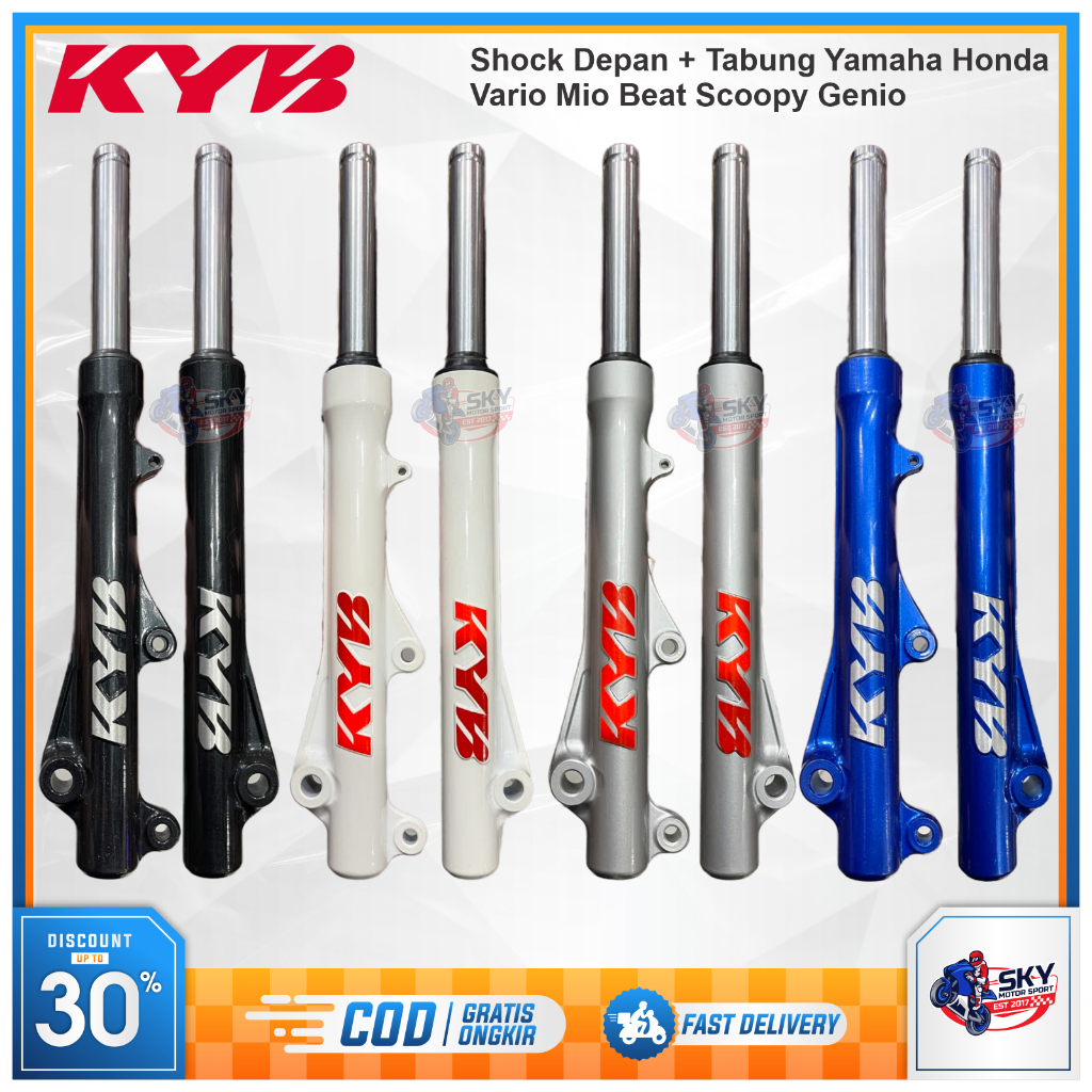 Jual Shock Depan + Tabung Kayaba Yamaha Honda Vario Mio Beat Scoopy Genio | Shopee Indonesia