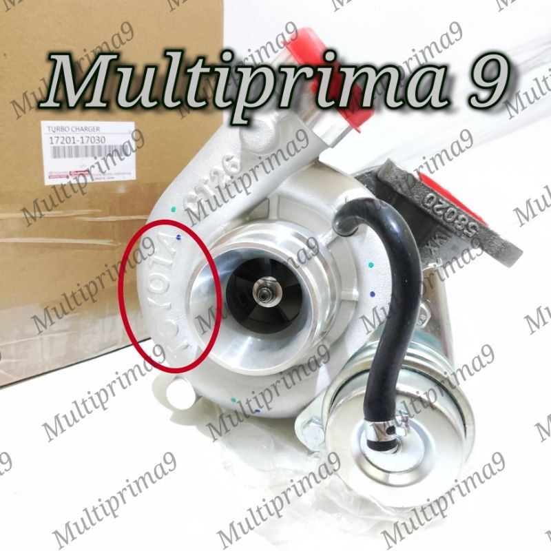 Jual Turbo Charger Turbocharger Toyota Land Cruiser HDJ100 VX80 1HDT ...