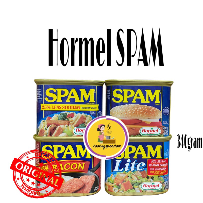 Jual SPAM HORMEL USA MALING LUNCHEON BABI 340gr daging kaleng | Shopee ...