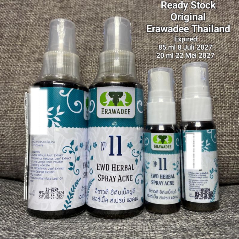 Jual Erawadee 11 / Erawadee Black Spray Acne / Original Erawadee ...