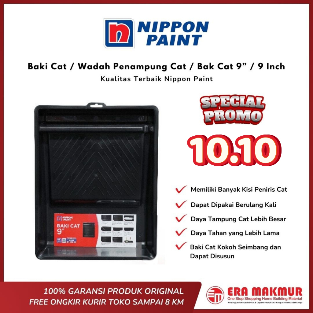 Jual NIPPON PAINT - Baki Cat / Wadah Penampung Cat / Bak Cat 9” / 9 ...