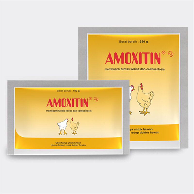 Jual AMOXITIN 250 gram obat coli, pullorum pada ayam dan unggas lain ...