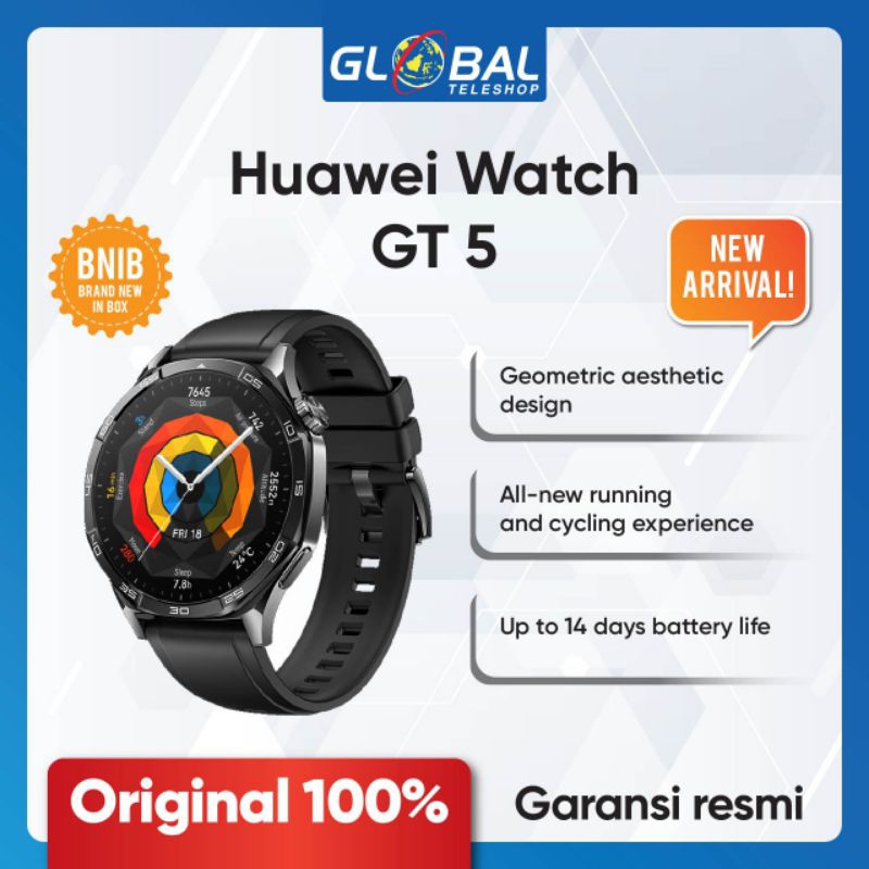 Jual Huawei Watch GT 5 41mm/46mm - Garansi Resmi Huawei Indonesia ...