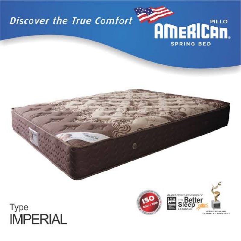 Jual spring bed imperial american pillo ( kasur saja) | Shopee Indonesia