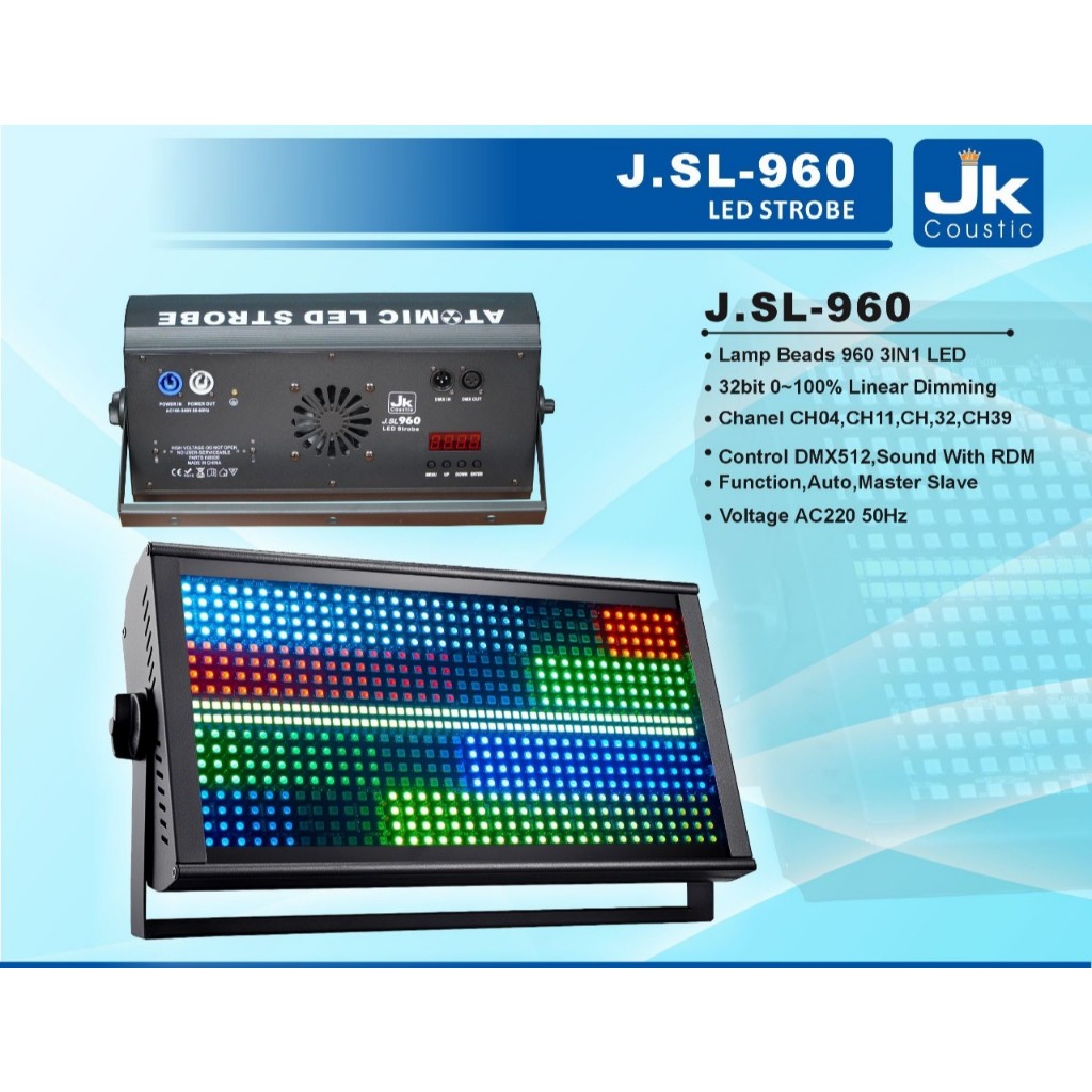 Jual Lampu Strobo Jk Coustic LED Strobo J.SL-960 | Shopee Indonesia