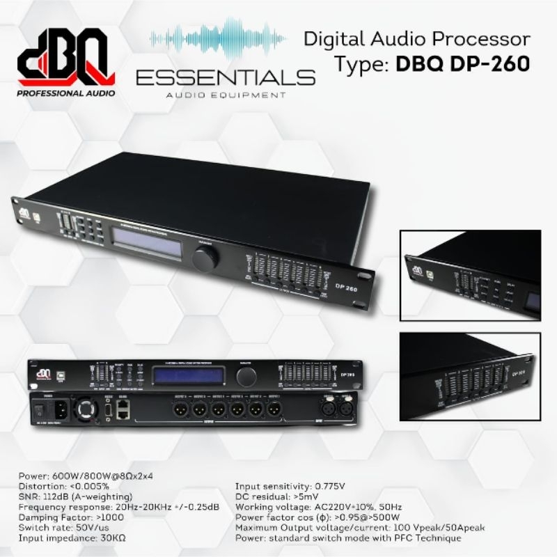 Jual DLMS dBQ DP-260 Digital Loudspeaker Management System Free ...