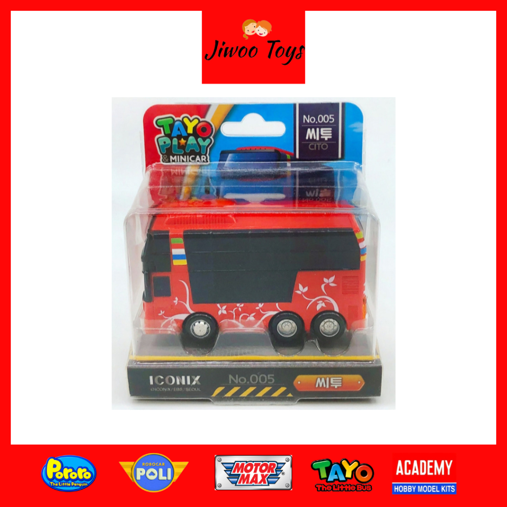 Jual Iconix Tayo The Little Bus Mini Friends Cito TYT 120018 Mainan Bus ...