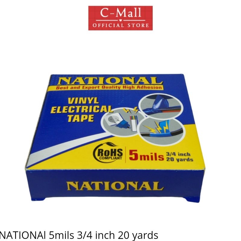 Jual C-Mall NATIONAL ISOLASI / LEM / LAKBAN LISTRIK VINYL BAKELITE ANTI ...