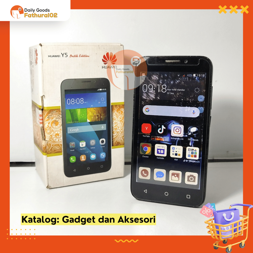 Jual HP Huawei Y541-U02 (Y5 Batik) - Fullset Wifi Only | Shopee Indonesia