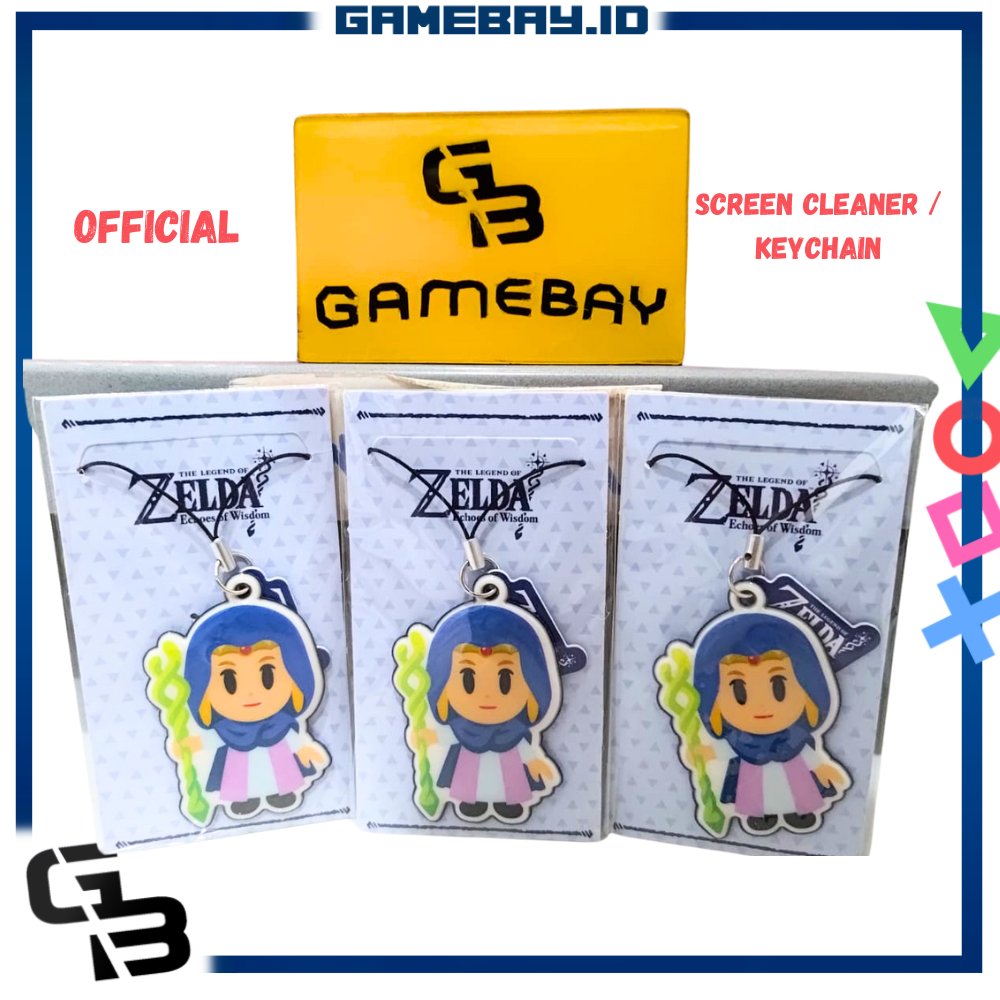 Jual Zelda Echoes of Wisdom Official Keychain / Screen Cleaner ...