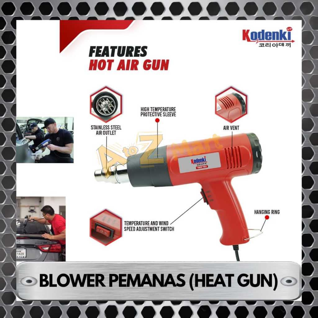 Jual MESIN ALAT BLOWER PEMANAS PANAS LISTRIK HEAT GUN HEATGUN HOT AIR ...