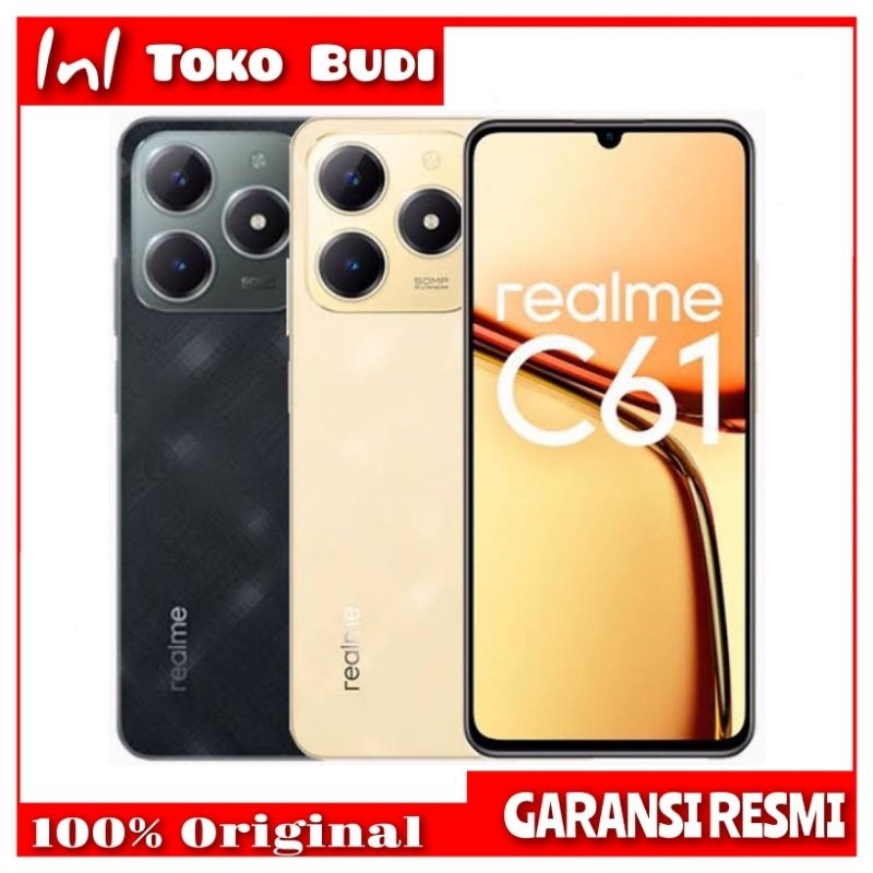 Jual REALME C61 ( 8/128Gb 6/128Gb ) GARANSI RESMI | Shopee Indonesia