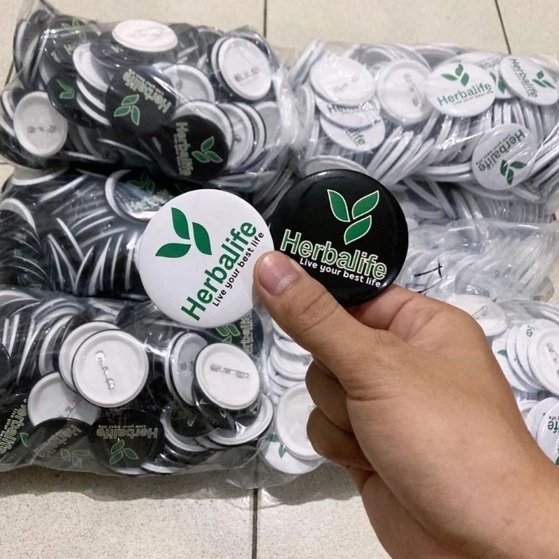 Jual Pin Bros bulat Herba*ife | Shopee Indonesia