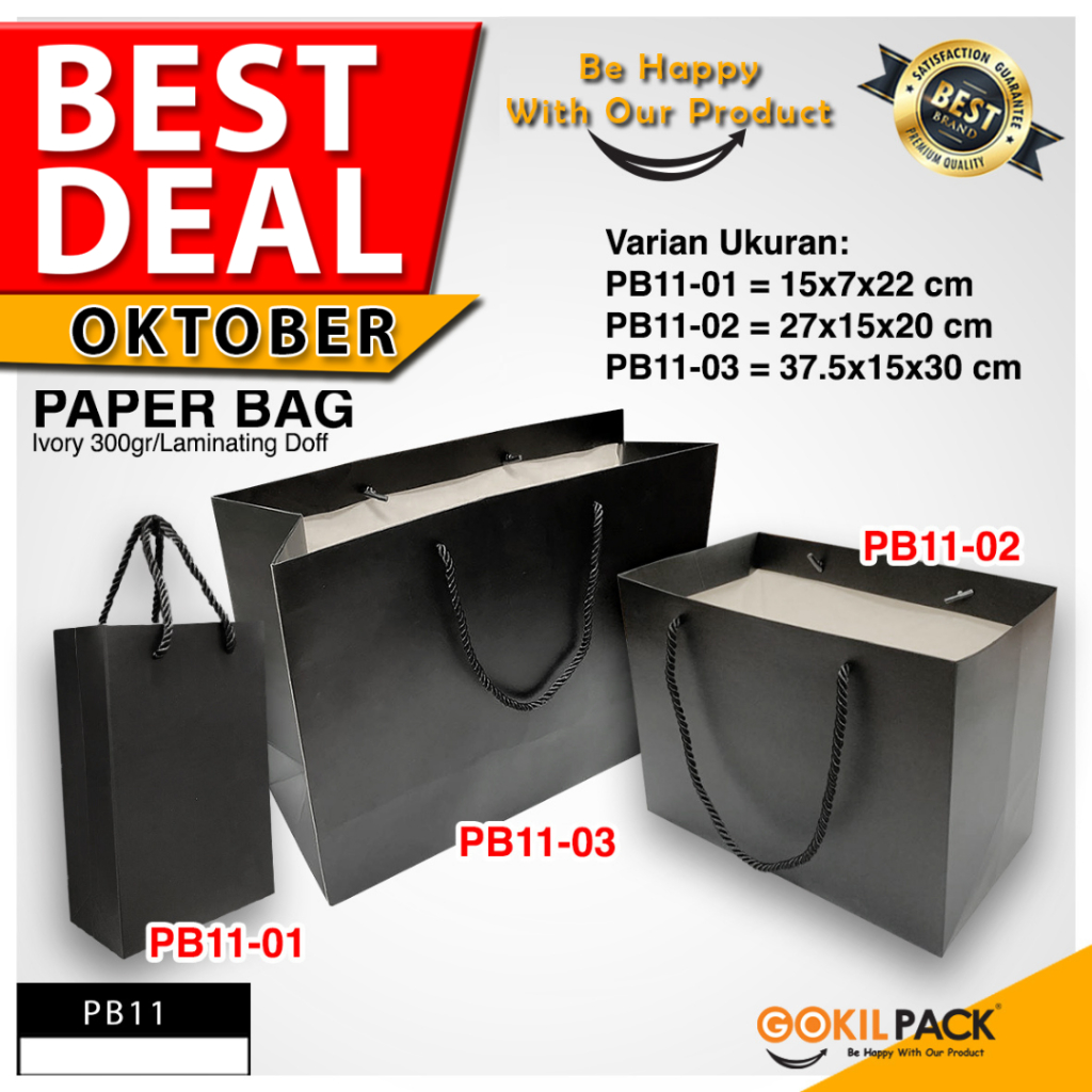 Jual Paper Bag Hadiah Jumbo / Premium Gift Bag / Tas Kado Jinjing ...