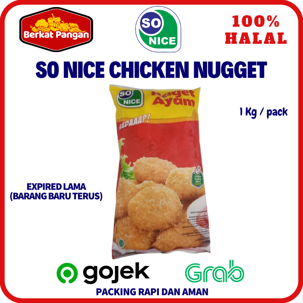 Jual So Nice Chicken Nugget 1 Kg | Shopee Indonesia