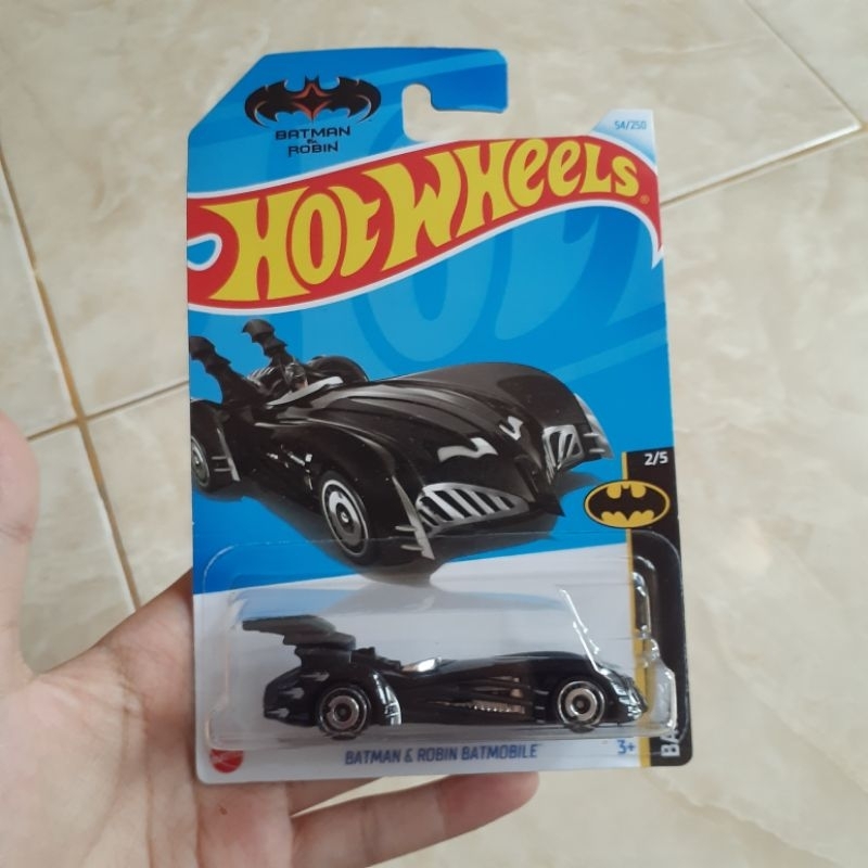 Jual Hot Wheels BATMAN & ROBIN BATMOBILE 54/250 Hitam Mainan Mobil Anak ...
