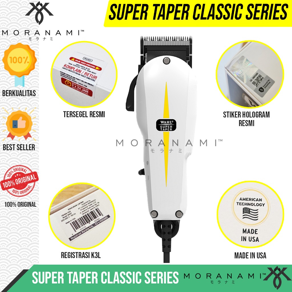 Jual Clipper Super Taper Original Mesin Cukur Rambut Alat Cukur Rambut ...