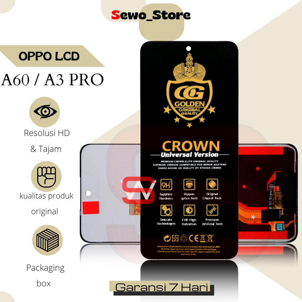 Jual LCD TOUCHSCREEN OPPO A60 / A3 PRO 5G ORIGINAL FULLSET COMPLETE TS ...