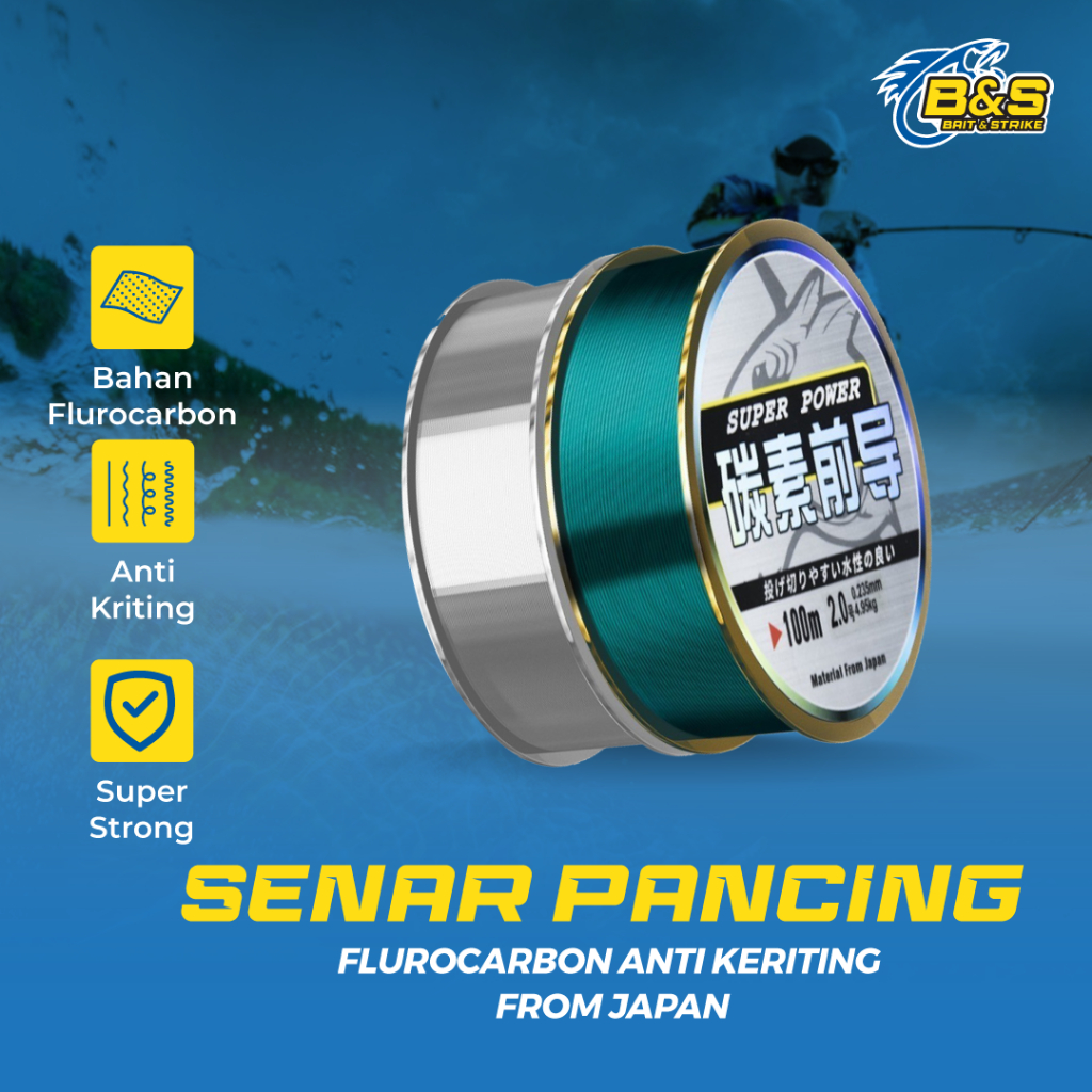 Jual Senar Pancing flurocarbon kuat dan anti kriting 100M from Japan lurekiller SP001 | Shopee ...