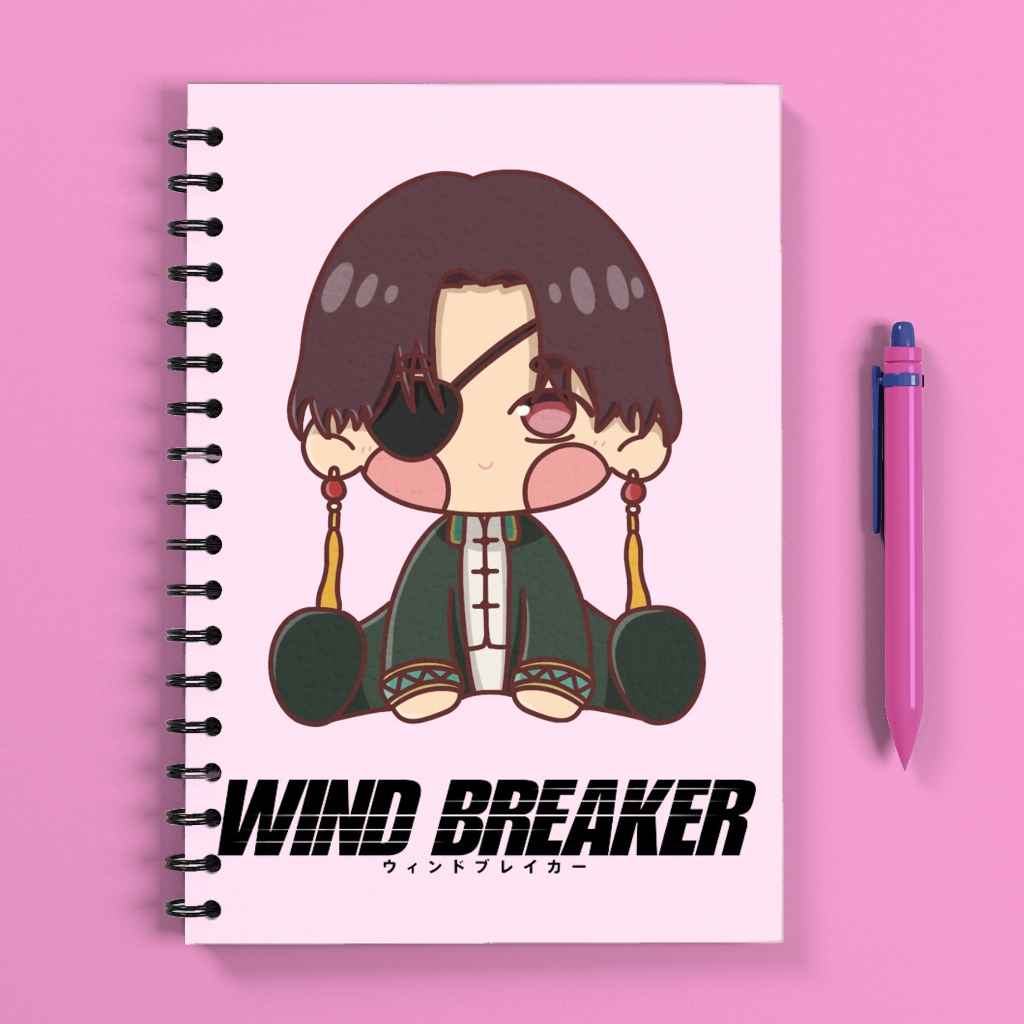 Jual WIND BREAKER NOTEBOOK SPIRAL ANIME A5/ ANIME / JOURNAL / JURNAL ...