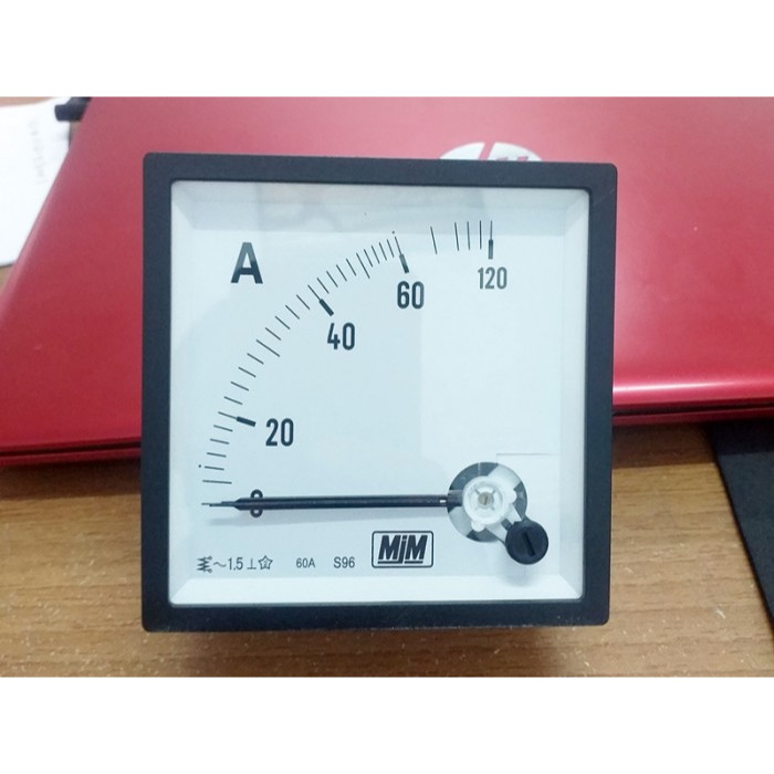 Jual Ampere Meter Panel Analog 96x96 mm 60A | Shopee Indonesia