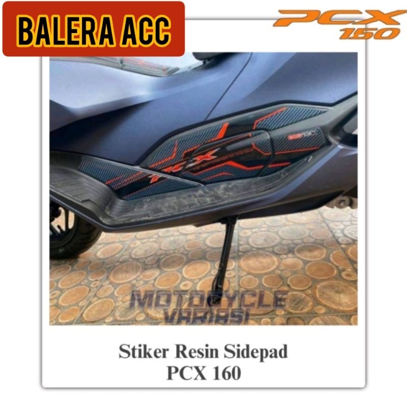 Jual Stiker PCX 160 Stiker Sidepad PCX 160 Resin Premium | Shopee Indonesia