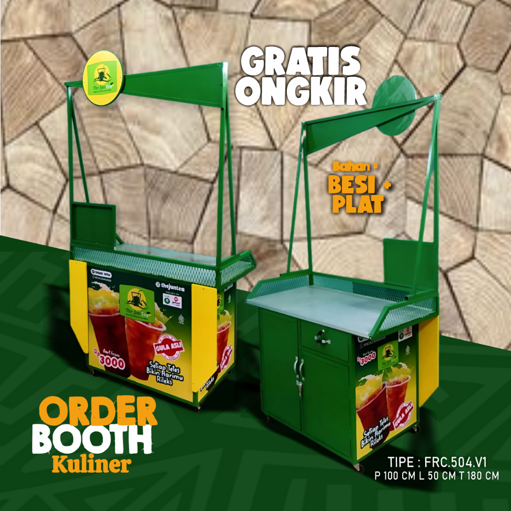 Jual GEROBAK KULINER BOOTH GROBAK MINUMAN - MAKANAN FRC.504.V1 | Shopee ...