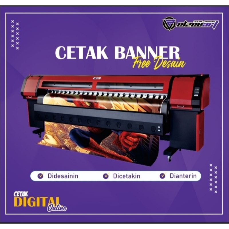 Jual CETAK BANNER CUSTOM UNTUK USAHA TOKO JUALAN KANTOR SEKOLAH FREE ...