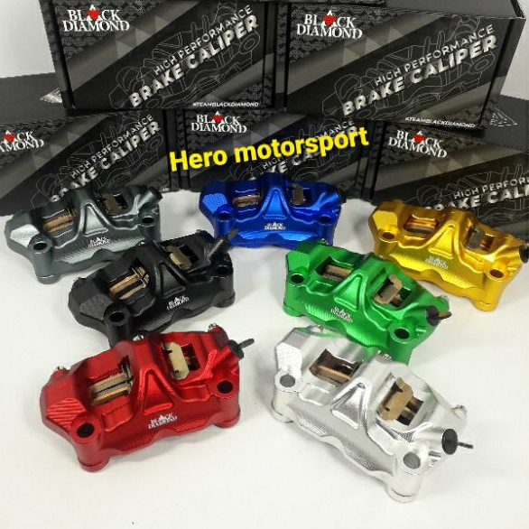 Jual Kaliper Cakram 4p Piston Monoblok Radial Bisa Depan/Belakang Universal Blackdiamond Best ...