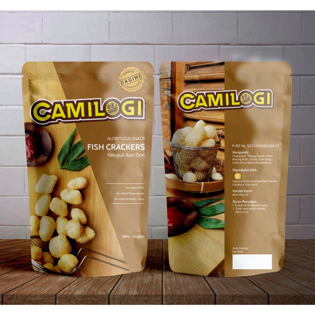 Jual Fish Crackers/Kerupuk Amplang Ikan /Daging 50% Non Msg_Camilogi ...