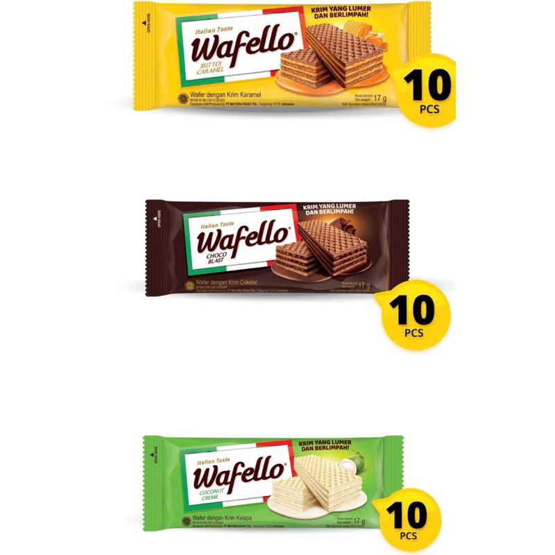 Jual Roma Wafello Mini Isi 10 Pcs All Varian Rasa | Shopee Indonesia