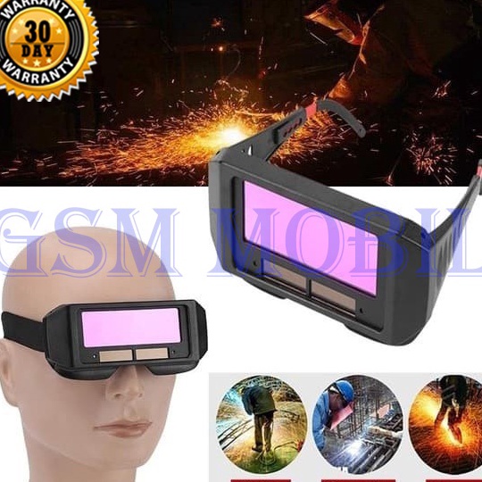Jual Kacamata Las Otomatis Kaca Mata Auto Dark Welding Glass 16464 ...