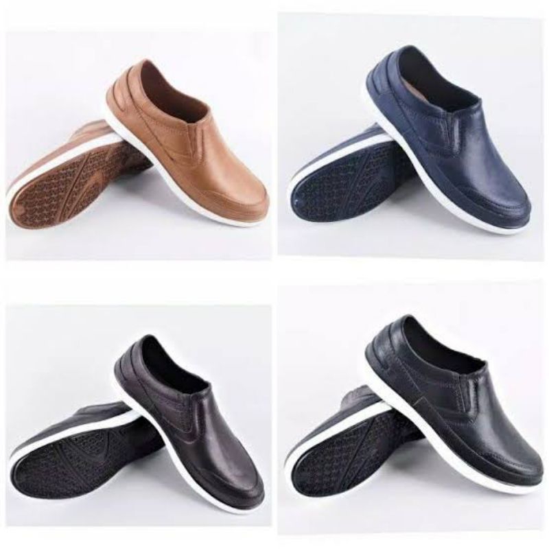 Jual 38-43 slip on Yumeida Sepatu karet Pria Tahan Air Anti Slip Sepatu ...