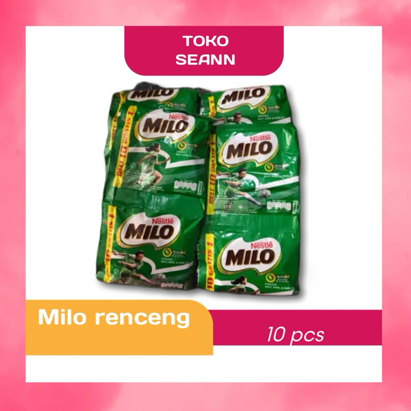 Jual Milo sachet renceng 10 pcs | Shopee Indonesia