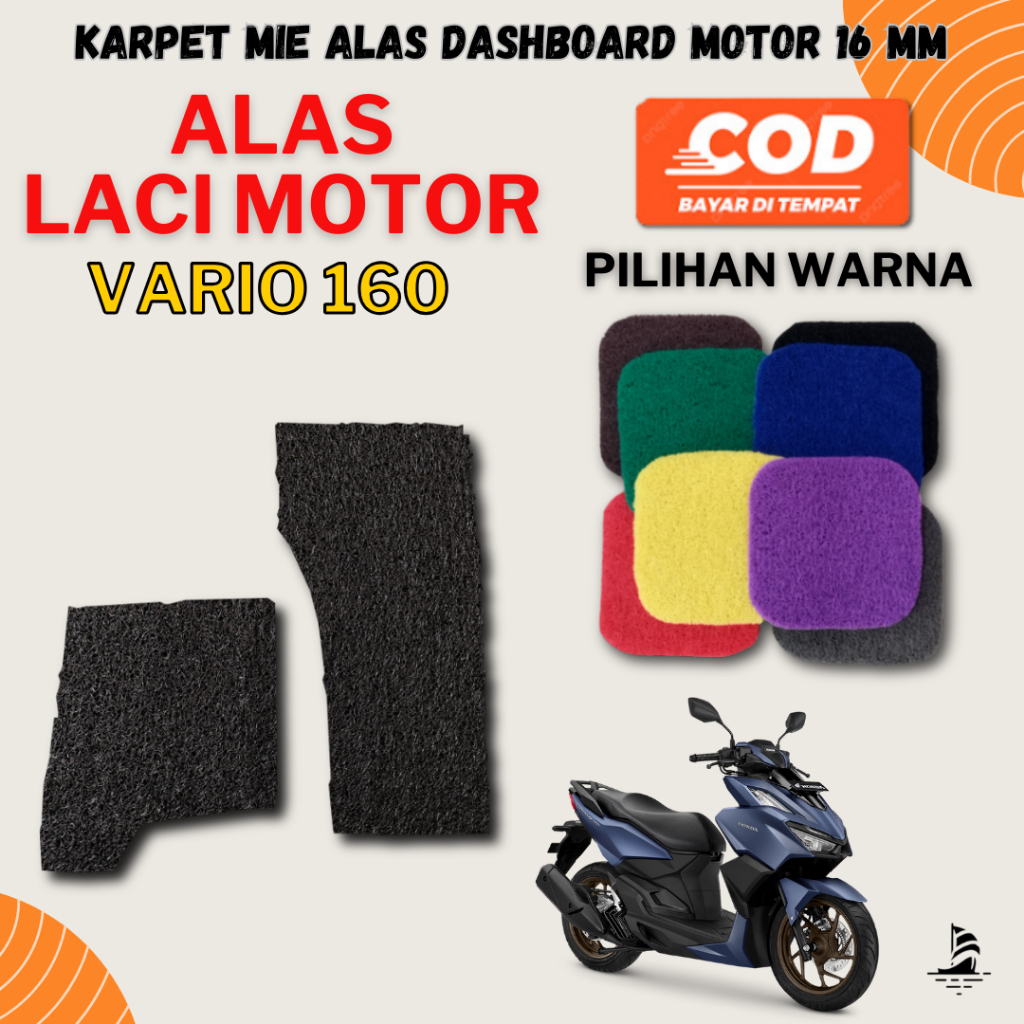 Jual Karpet Laci Dashboard Motor VARIO 160 - Mie Bihun Serabut | Shopee ...