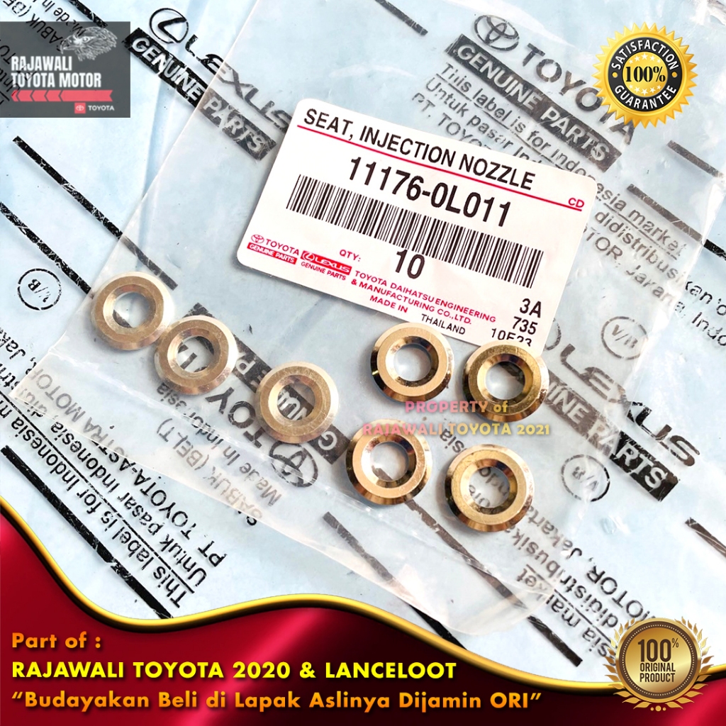 Jual Ring Dudukan Nozzle Injector Innova, Fortuner & Hilux Diesel 2KD ...