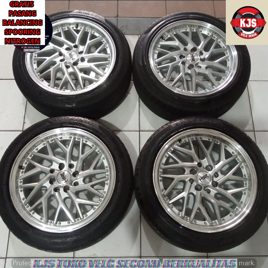 Jual VELG RACING SECOND MODEL HSR SEPULU RING 16 LEBAR 7 RATA LOBANG PCD 4X100-4X114.3 OFFSET 40 ...