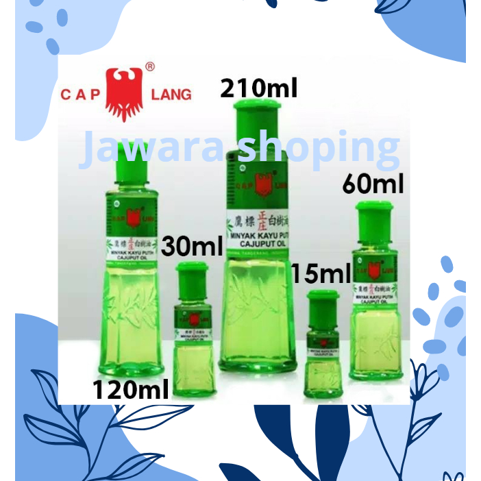 Jual Minyak Kayu Putih Cap Lang 15ml 30ml 60ml 120ml 210ml Cajuput Eucalyptus Oil | Shopee Indonesia