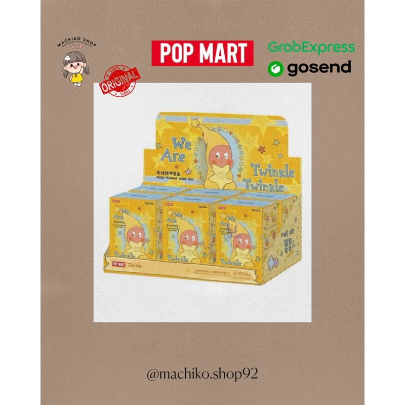 Jual ( Ready Stock ) twinkle twinkle plush pendant Blind box popmart ...