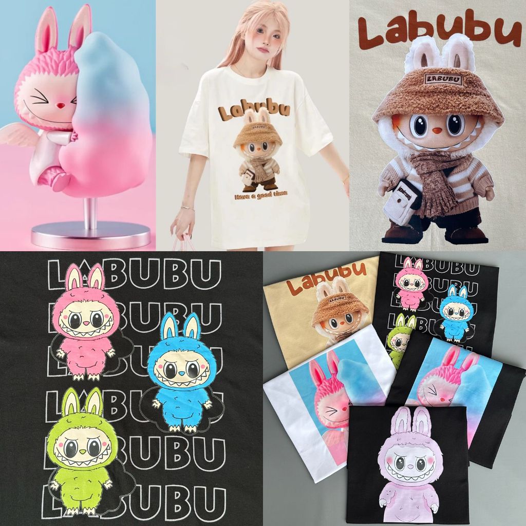 Jual LABUBU made in Flow*r Overside Tshirt | Shopee Indonesia